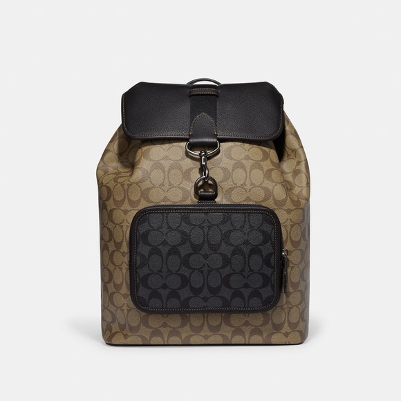 Coach | Bags | Nwt Coach Outlet Sullivan Backpack In Blocked Signature ...